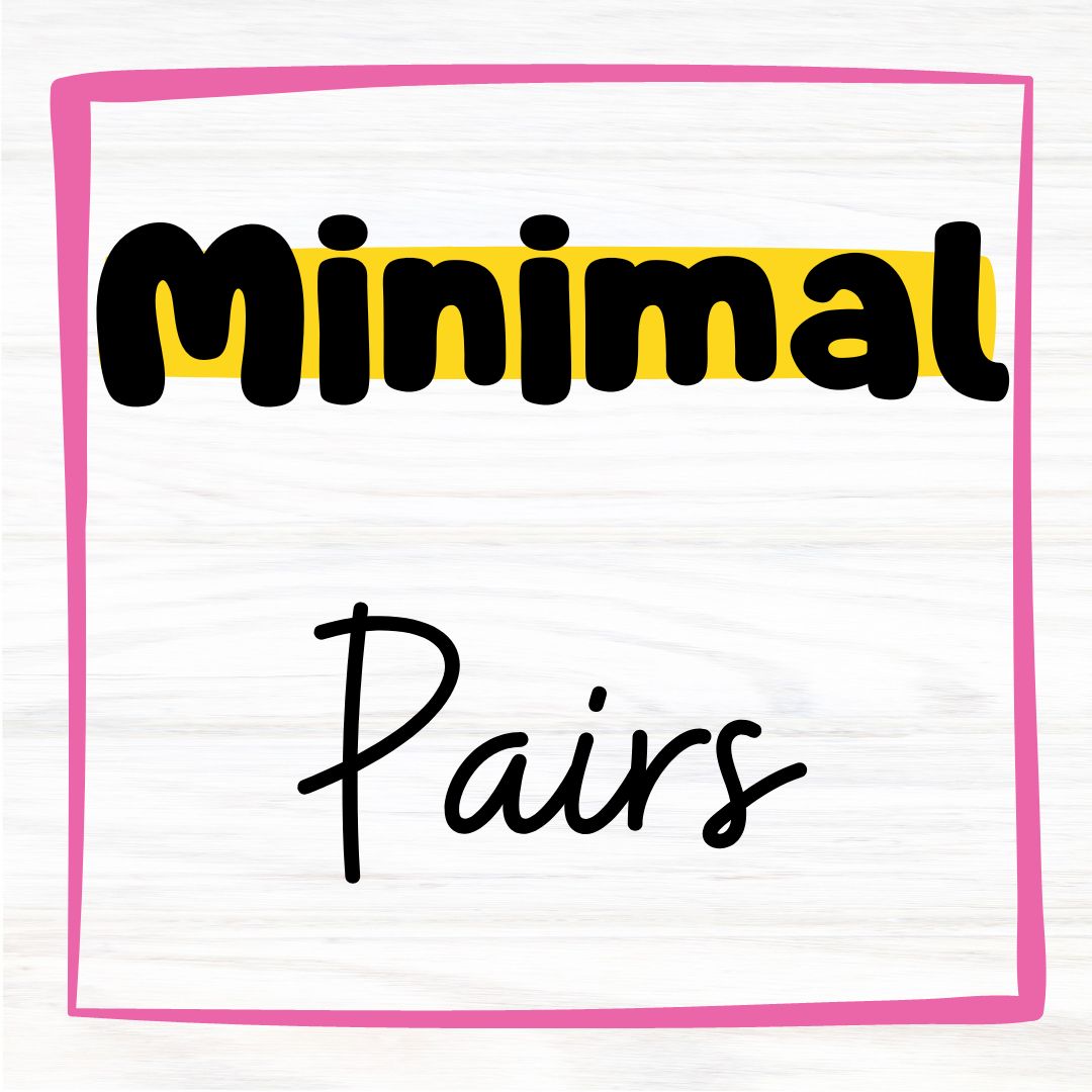 Minimal Pairs Speech Therapy – Resourceible
